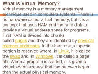 Ppt cache vs virtual memory without animation | PPT