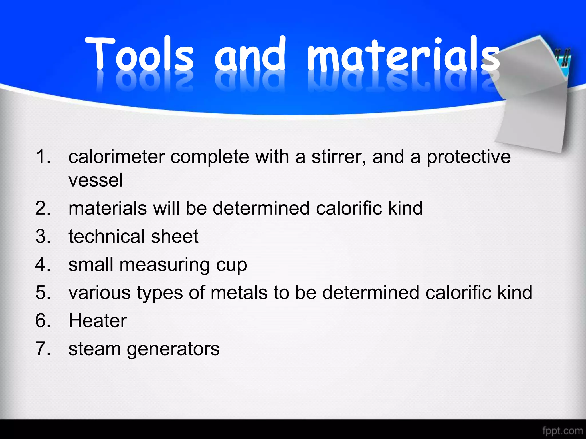 Fisika - calorimeter | PPTX