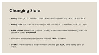 PPT_Cambridge 7th Grade- which is about the state of matters | PPTX