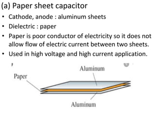 Capacitor basic electronic devices used in electronic circuits | PPT