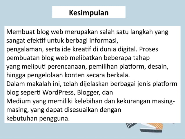 PPT Cara Membuat Blog-WPS Office untuk umum | PPTX