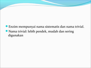 Ppt cara penamaan enzim kel 3 | PPT