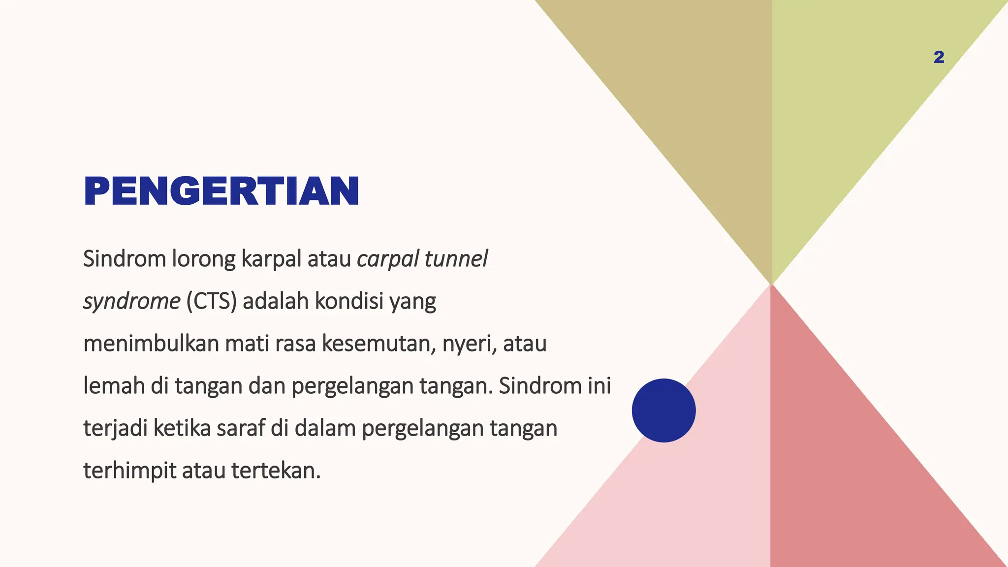 PPT carpal tunnel syndrome/ Power point.. | PPTX