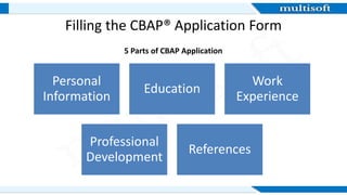 Tips To Fill Up The CBAP® Form | PPTX