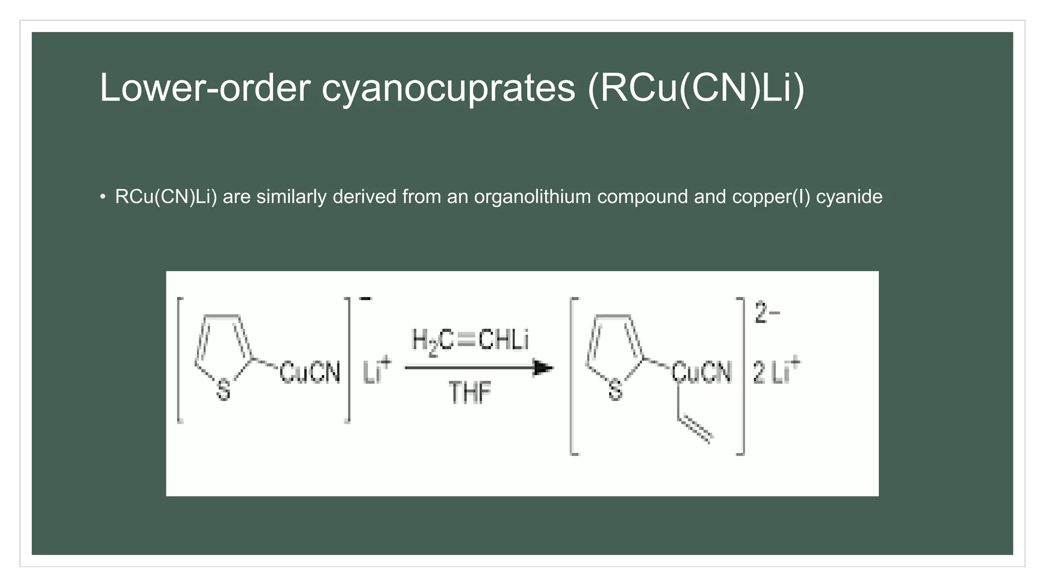 synthesis of organocopper reagents | PPTX