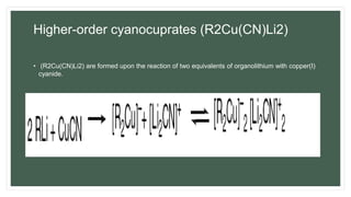 synthesis of organocopper reagents | PPTX
