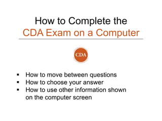 CDA Computer Exam Tutorial | PPTX | Internet for Beginners | Internet