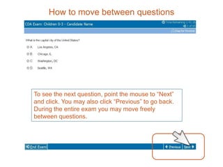 CDA Computer Exam Tutorial | PPT