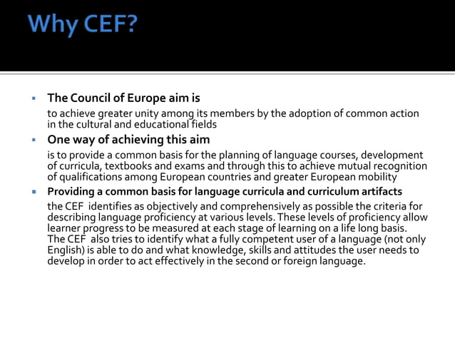 !ppt CEFR.ppt | Free Download