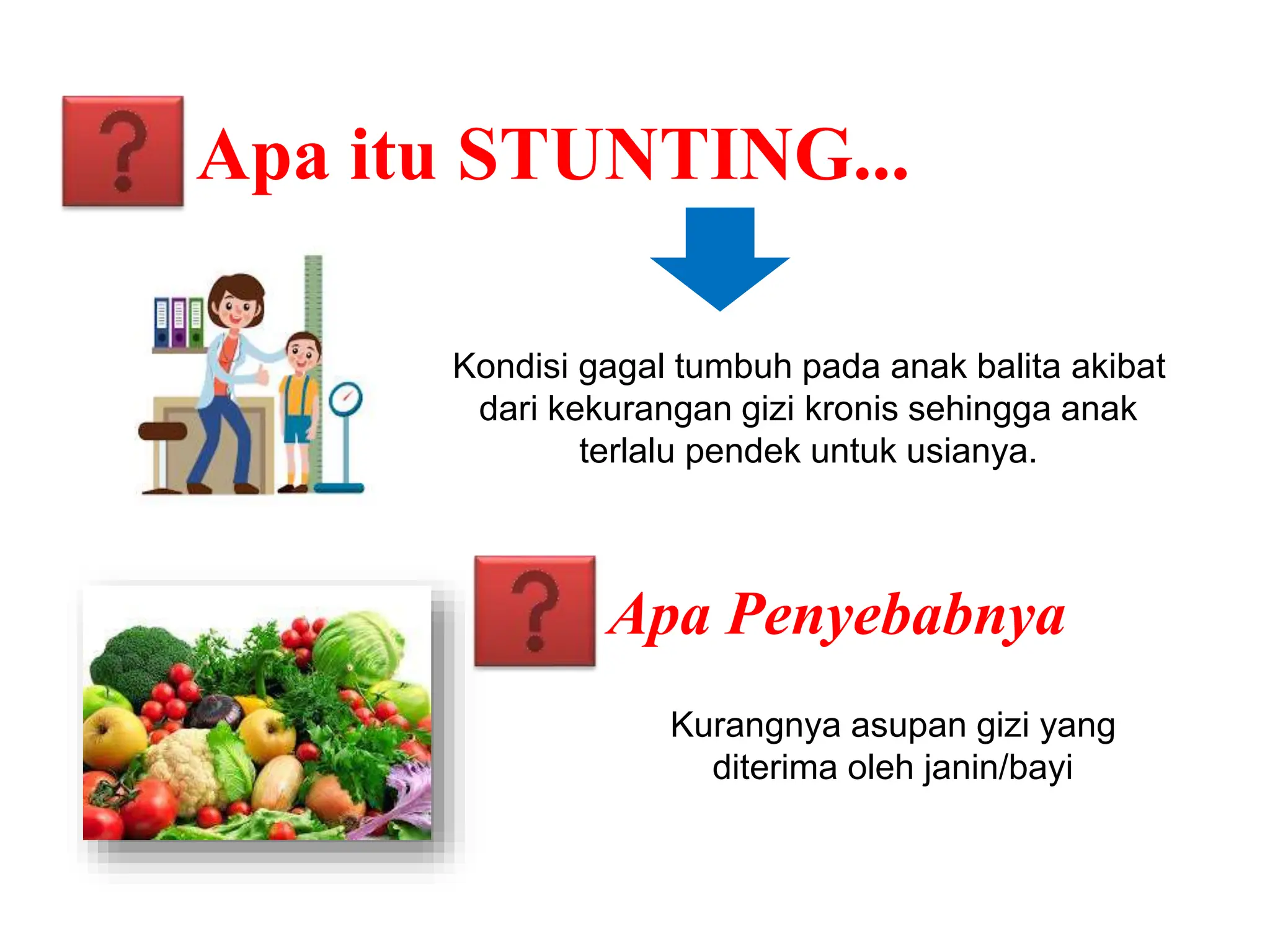PPT Cegah Stunting pada anak pencegahan, penyebab stunting pada anak | PPT