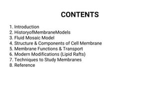 Fluid Mosaic Model: Cell Membrane Intro! | PDF
