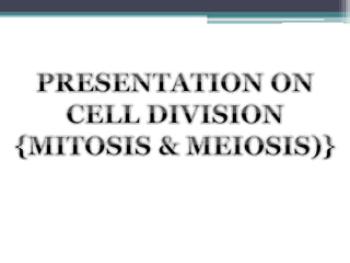 Cell division | PPT