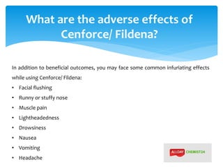 Order Sildenafil Citrate Cenforce 100mg Tablets for Erectile Dysfunction | PPTX