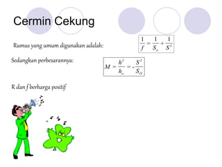 ppt materi cermin dan lensa kelas 8 semester 2.ppt