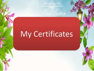my certificates | PPTX