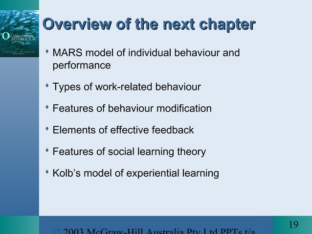 Organizational Behavior CH 01 | PPT