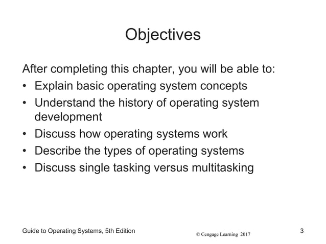Chapter 1 Operating Systems Fundamentals | PPT