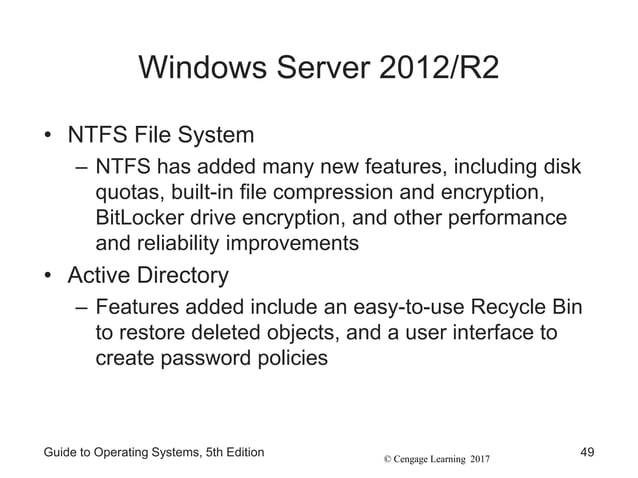 Guide to Chapter 2 Popular Operating Systems | PPT