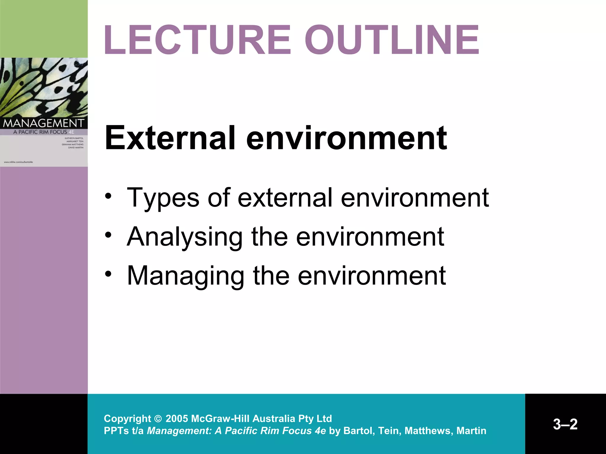 understanding internal and external environment Ppt ch03 | PPT