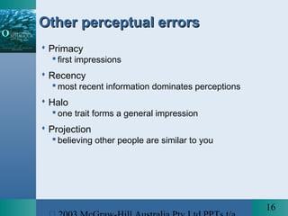 Organizational Behavior CH 03 | PPT