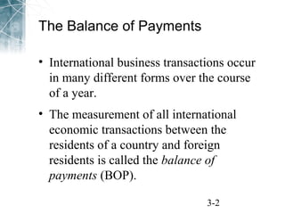 Ppt ch03 balance of payments | PPT