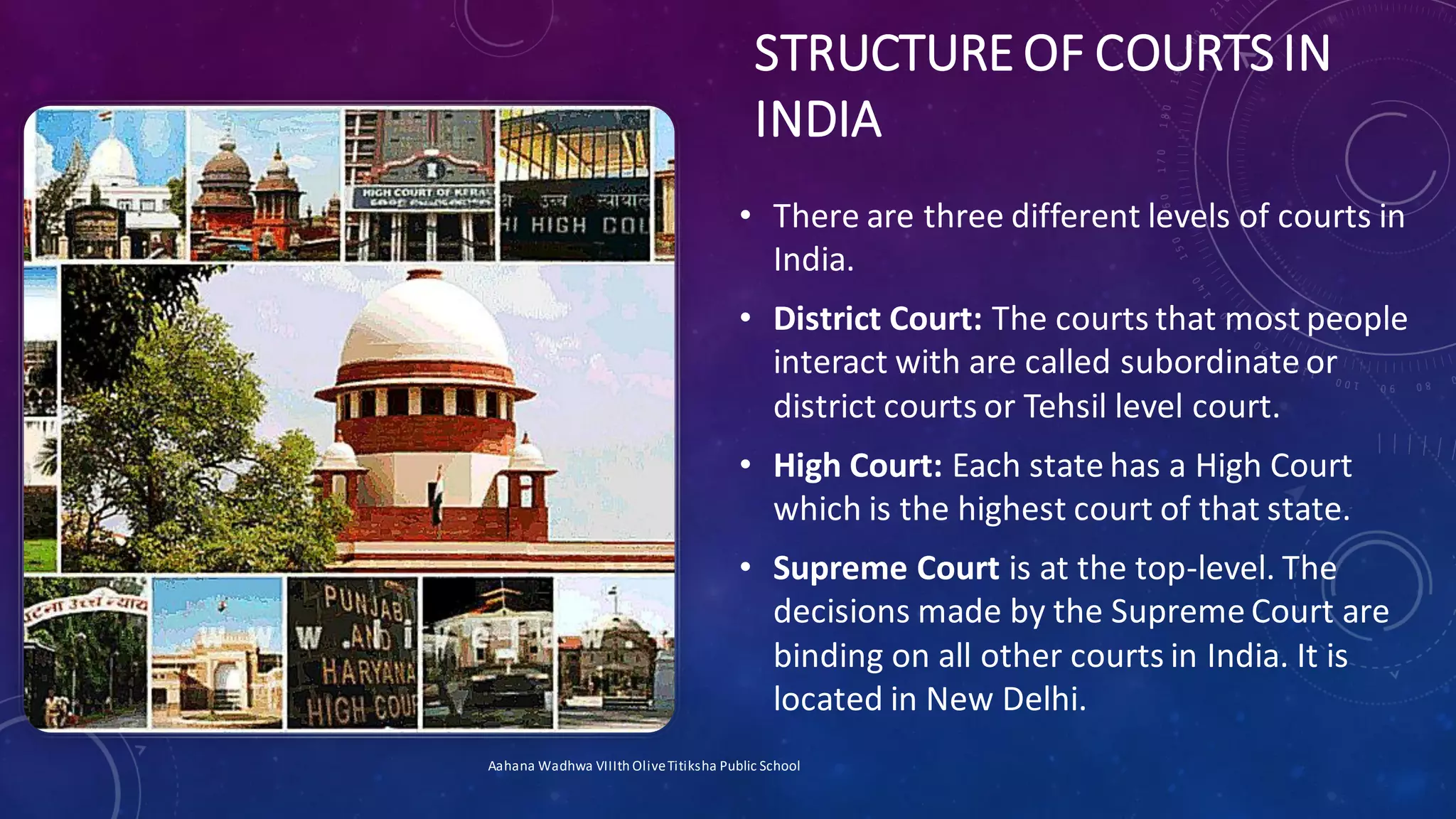 Ppt ch 5 the judiciary class 8 | PDF | Law
