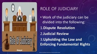 Ppt ch 5 the judiciary class 8 | PDF
