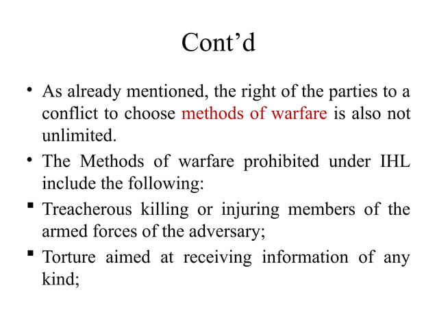 PPt Ch 6.pptx Non international armed conflict | PPT