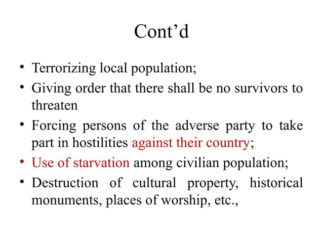 PPt Ch 6.pptx Non international armed conflict | PPT