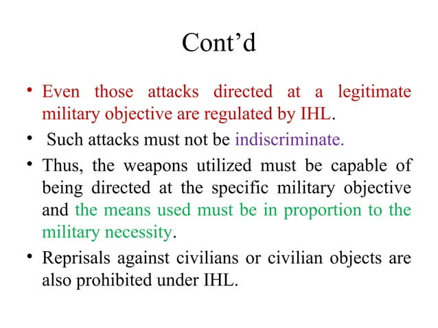PPt Ch 6.pptx Non international armed conflict | PPT
