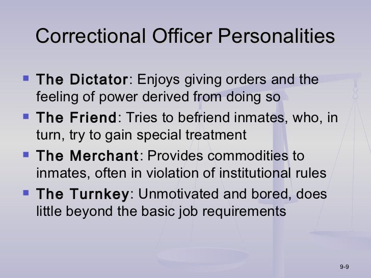 Types Of Correctional Officers at Christopher Stafford blog
