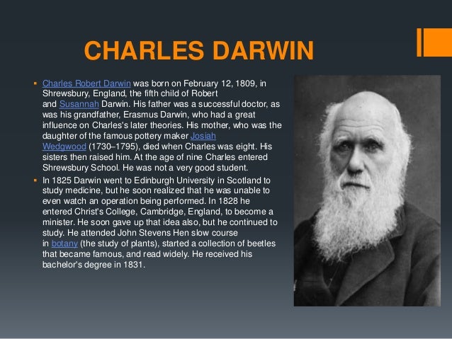 Ppt charles darwin Ppt charles darwin