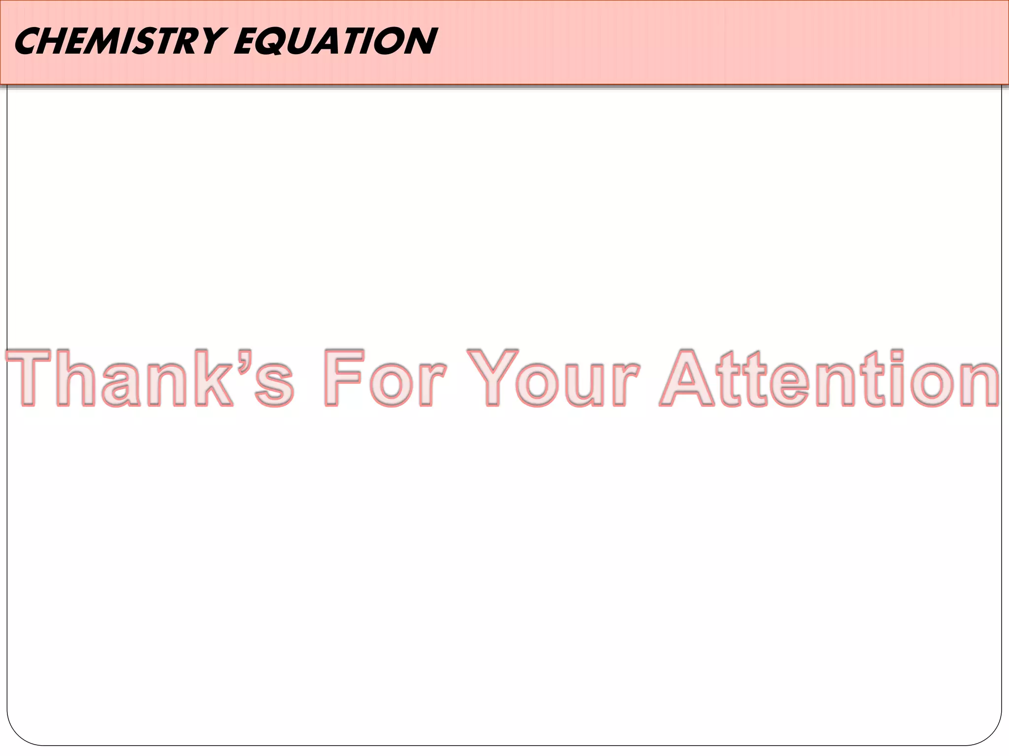 Ppt chemical equation | PPTX