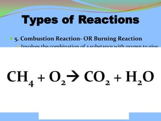 Ppt chemical reactions | PPTX