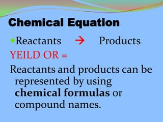 Ppt chemical reactions | PPTX