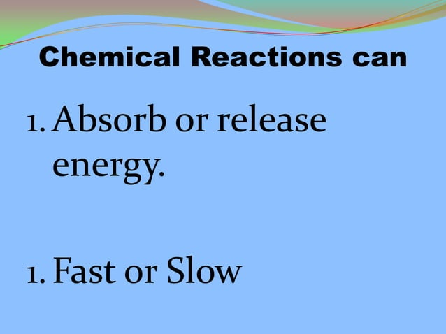 Ppt chemical reactions | PPTX | Chemistry | Science