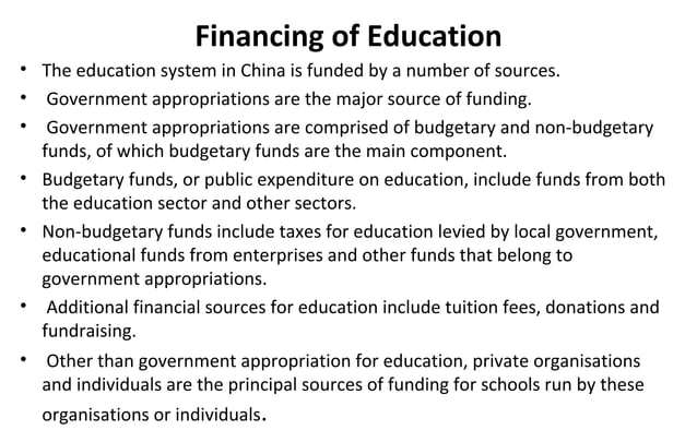 Education System of China | PPT | Education industry | Industries