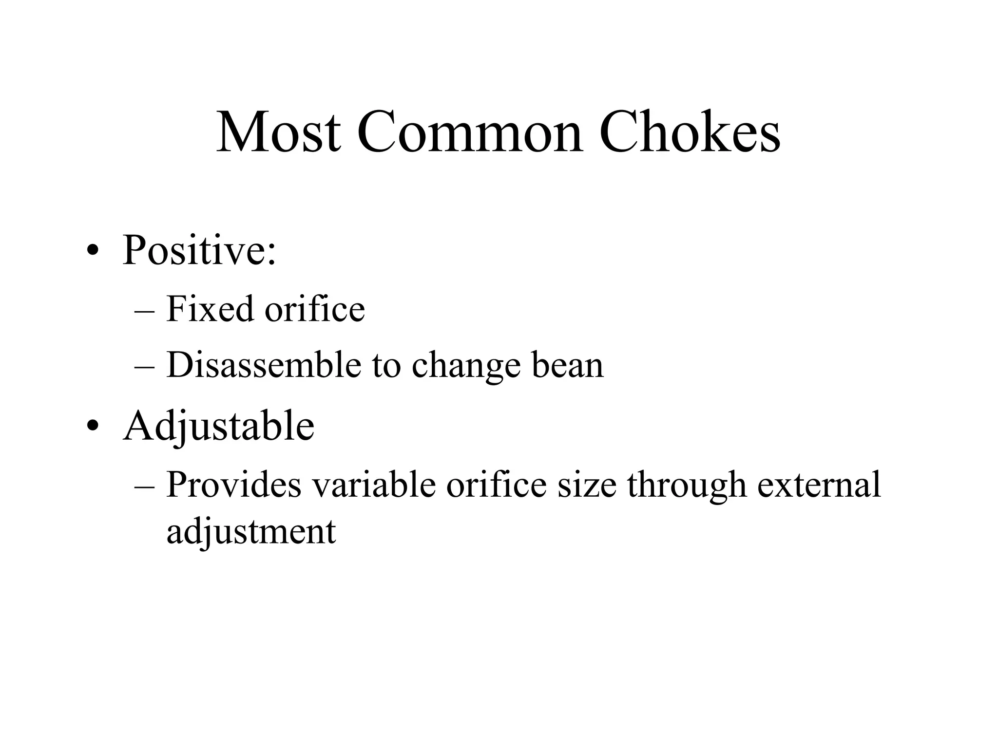 [ppt]Choke Valve Types - Reasons - Basics of Operations - Application | PDF