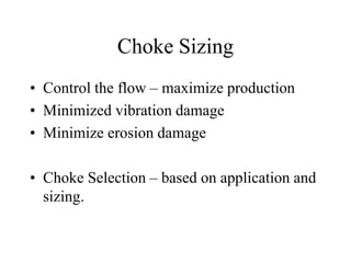 [ppt]Choke Valve Types - Reasons - Basics of Operations - Application | PDF
