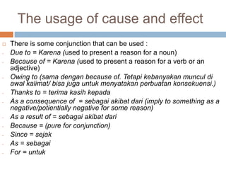 PPT About Cause and Effect, definition22 | PPTX