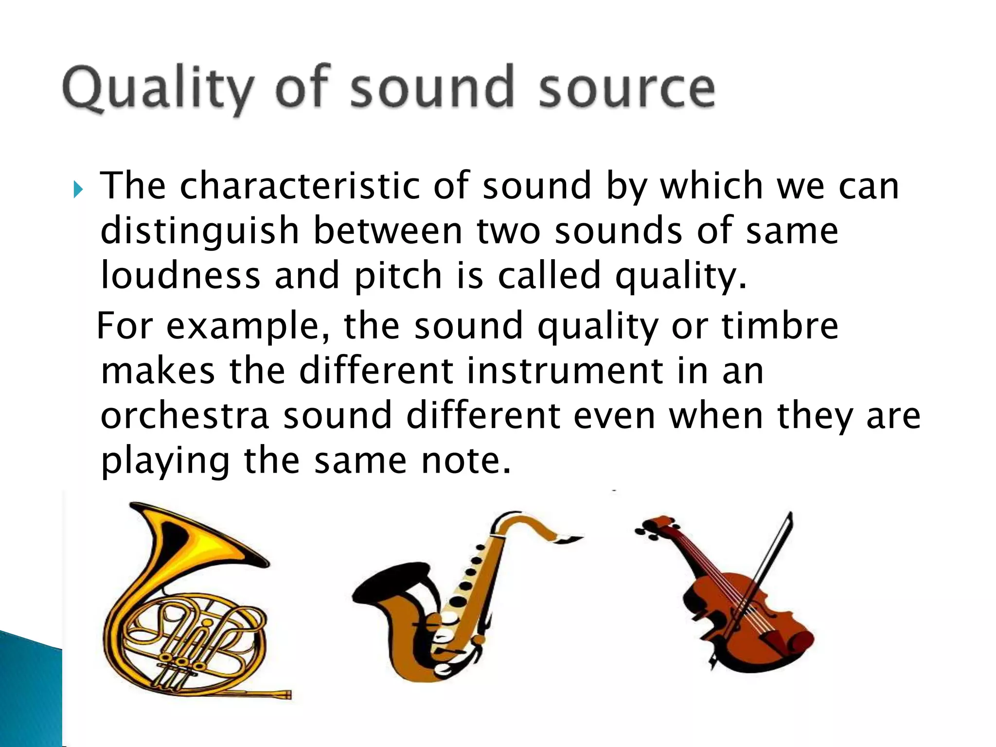 charecteristics of sound physics | PPTX