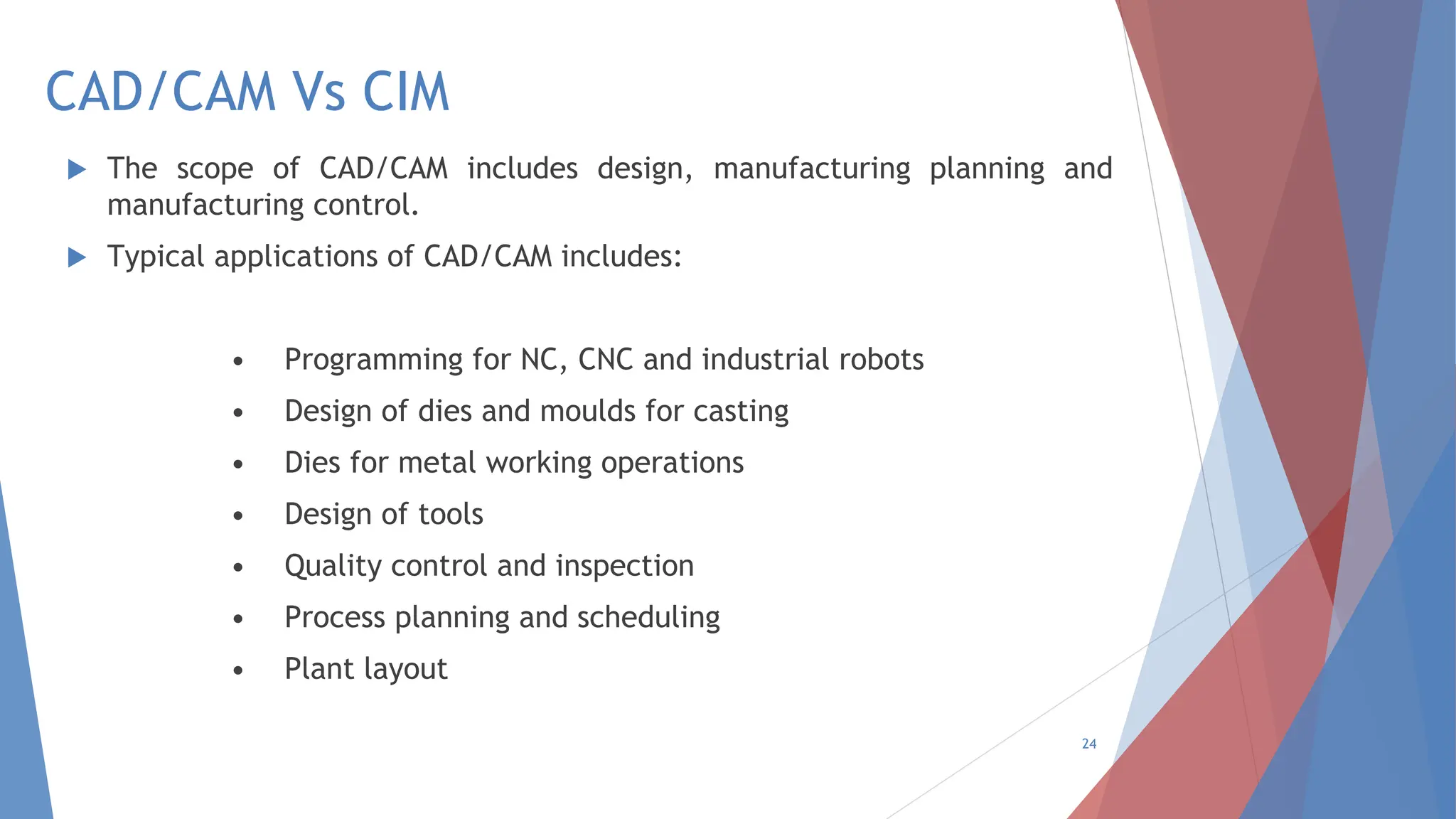 Computer Integrated Manufacturing Presentation | PDF