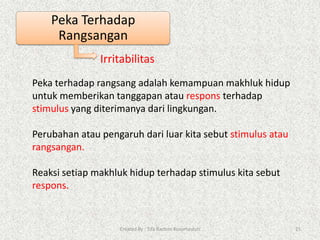 Ppt ciri makhluk hidup kelas 7 | PDF