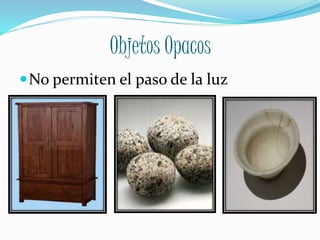 Lista De Materiales Opacos