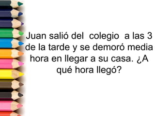 Ppt clase hora y media hora | PPTX