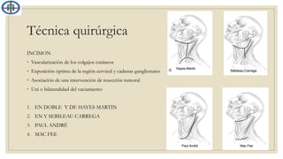 vaciamiento radical de cuello | PPTX