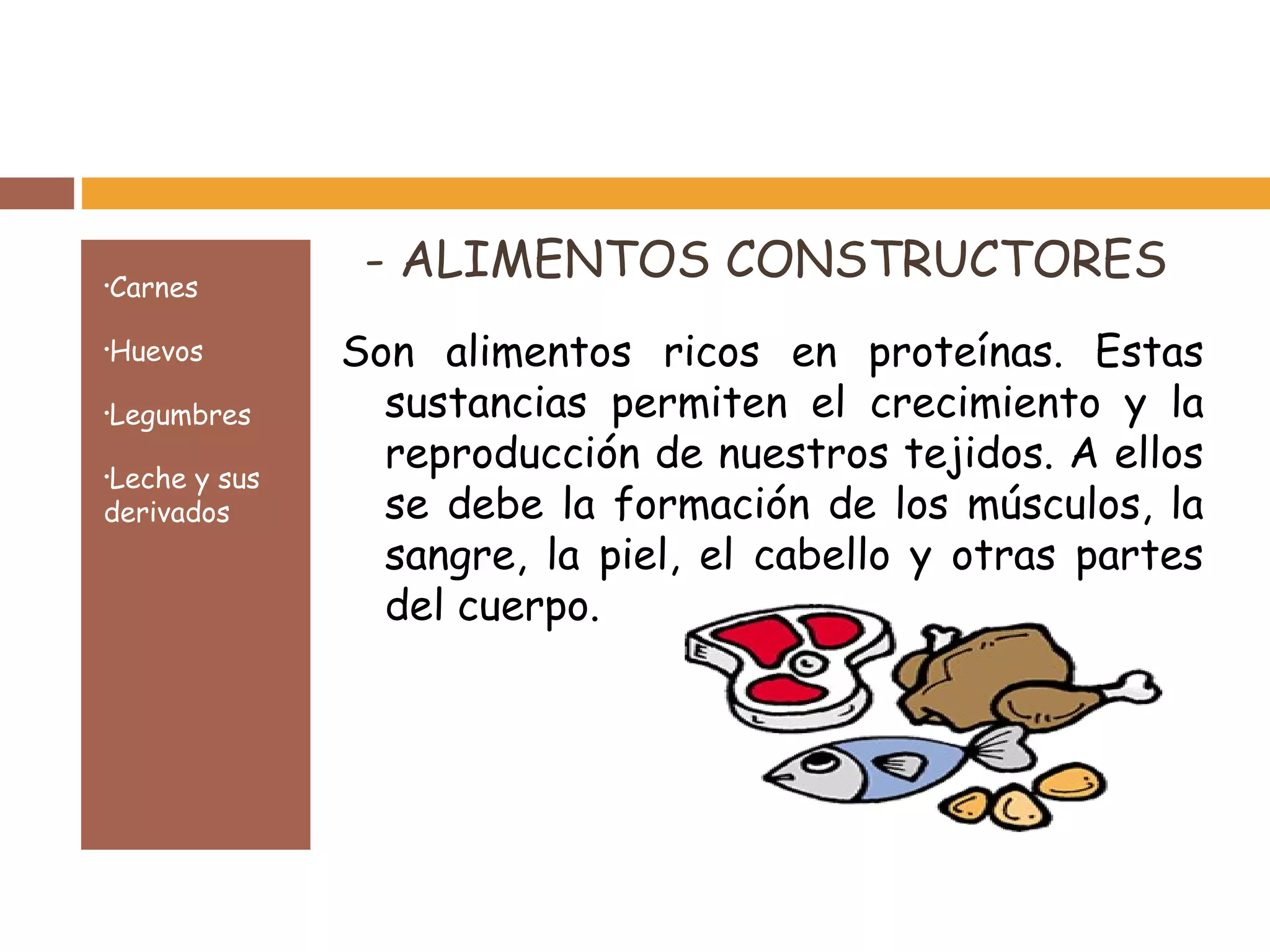 Ppt clasificación de-los-alimentos | PPT