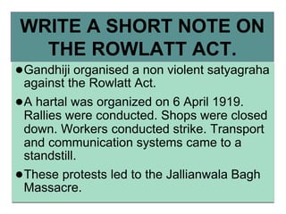 Ppt class 10 nationalism in india | PPTX