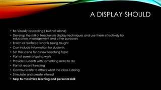 Effective use and display of teaching aids in class PPT class displays.pptx