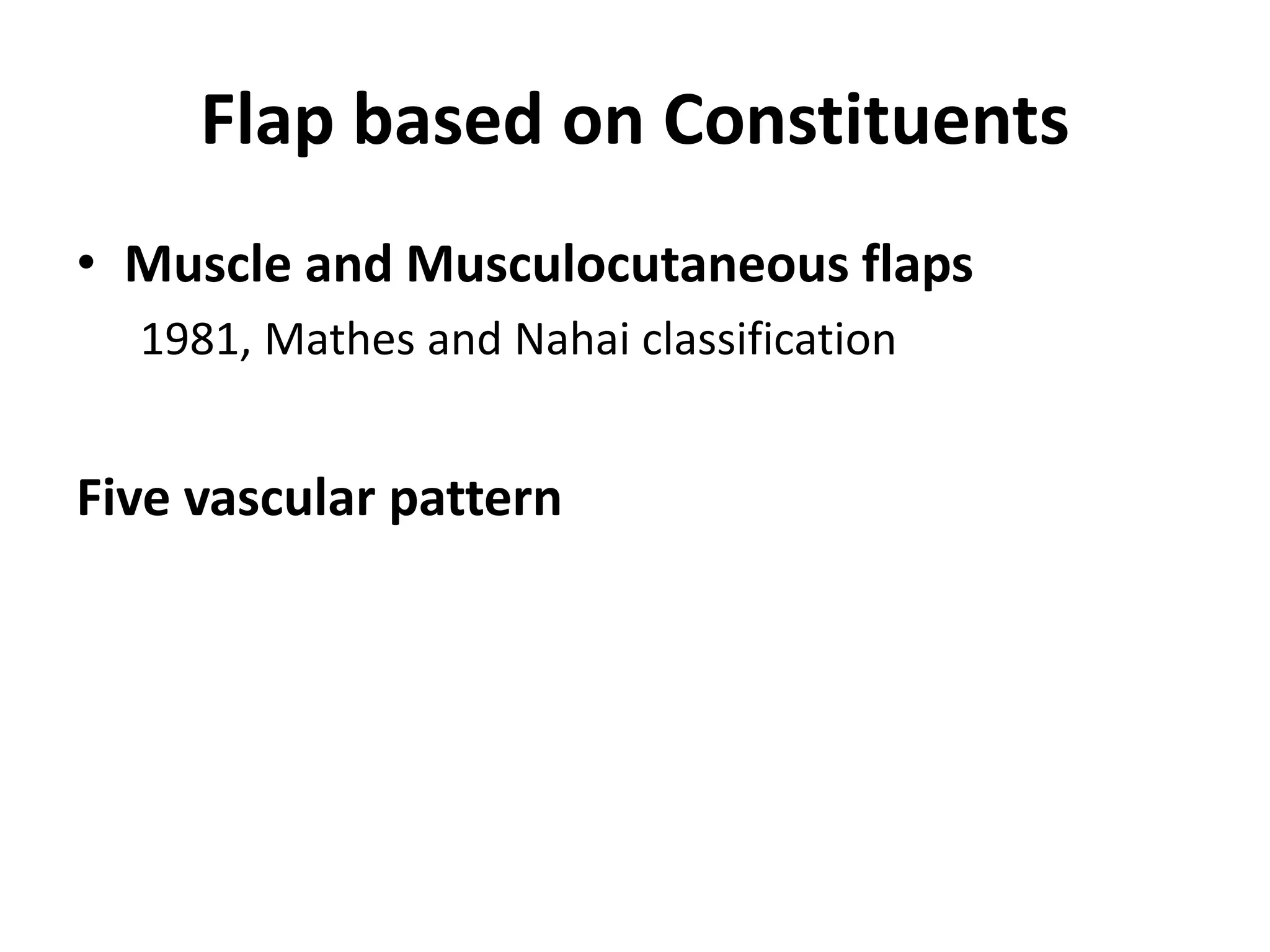 Classification of flaps | PPTX